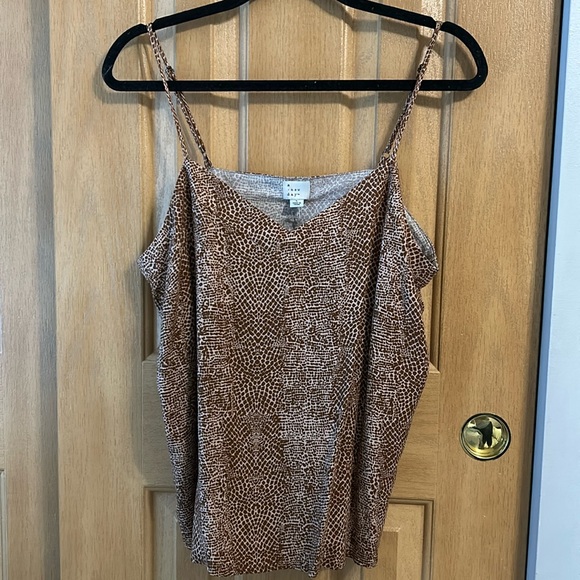 a new day | Tops | Nwt A New Day Womens Brown Snake Print Cami Size ...